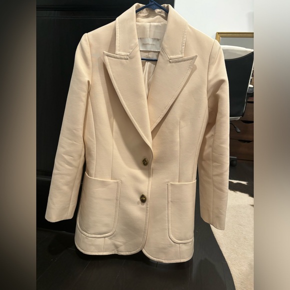Zimmermann | Jackets & Coats | Zimmermann Blush Blazer Gold Hardware ...